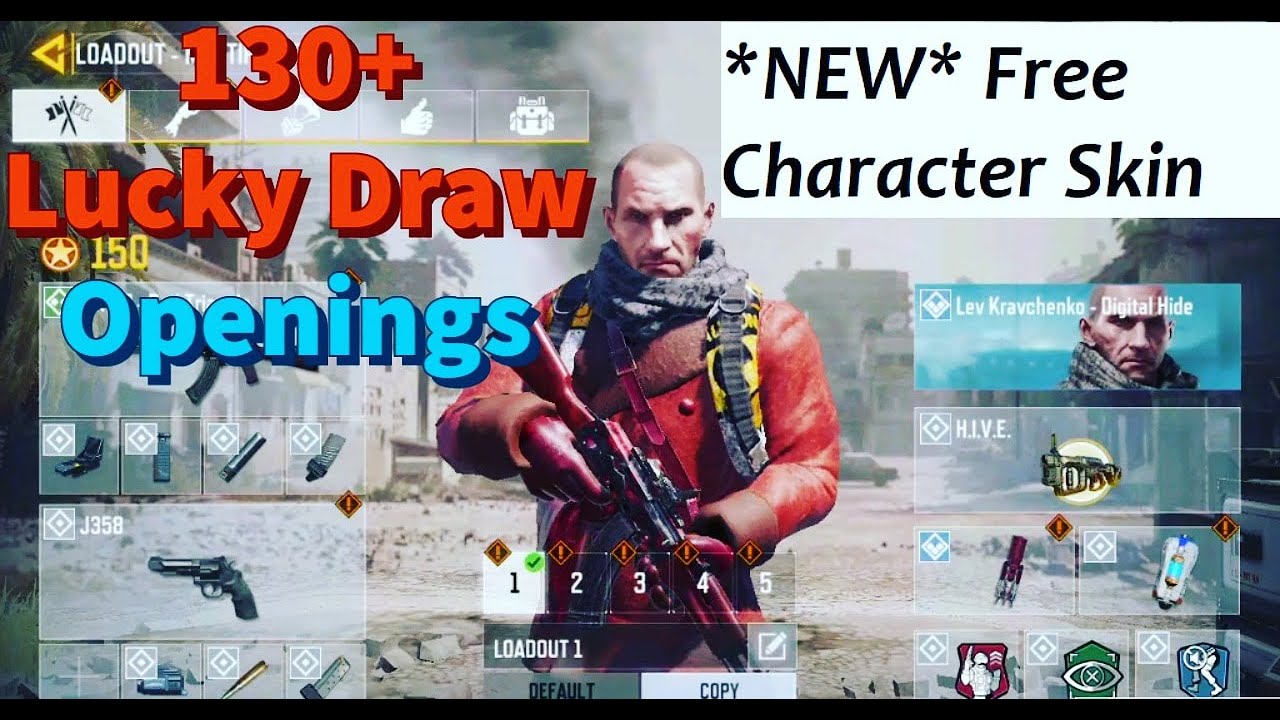 Call of Duty Mobile *NEW* Character Skin || 130+ lucky Draw openings ...