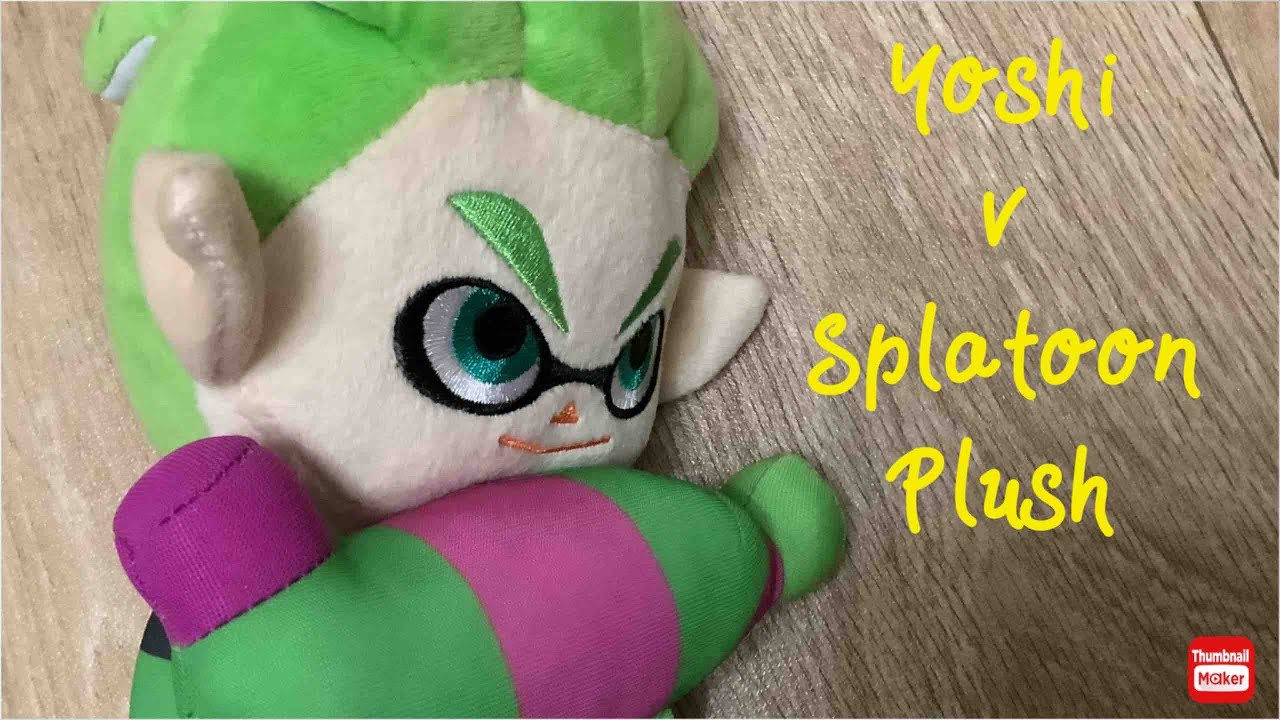 Yoshi v Splatoon Plush - YouTube