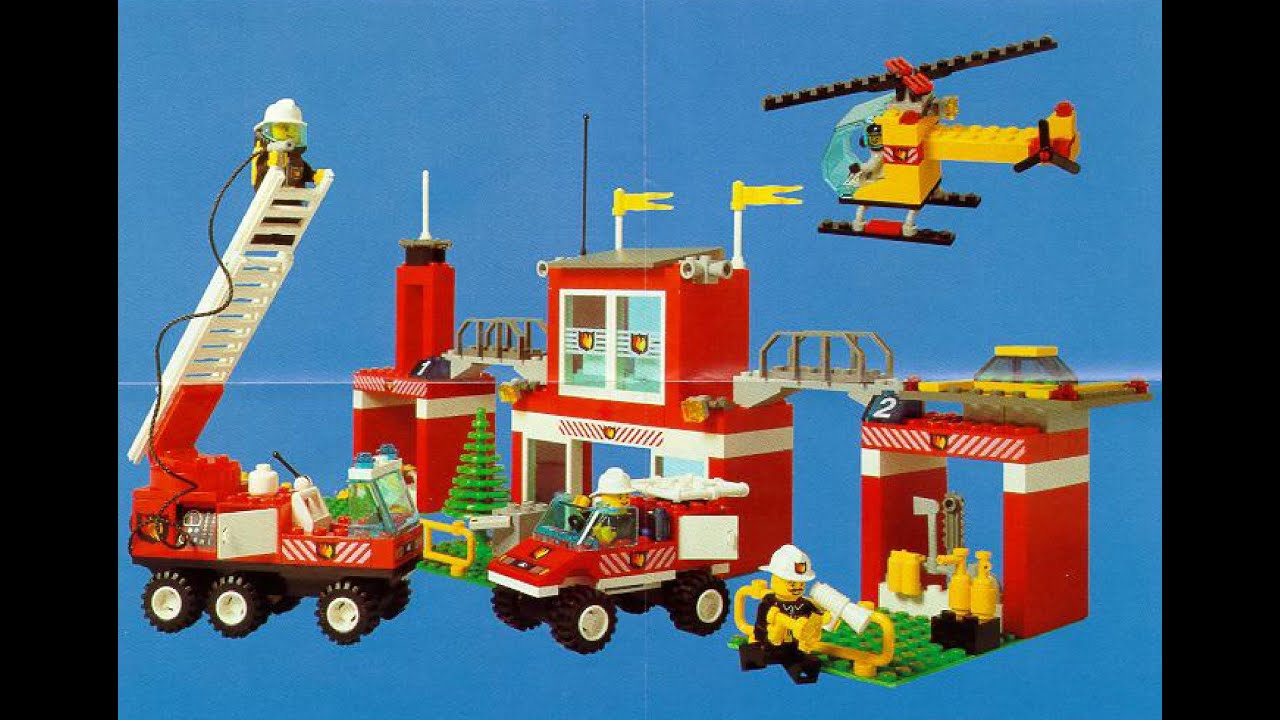 6554 LEGO FIRE STATION City Fire (Instruction booklet) - YouTube