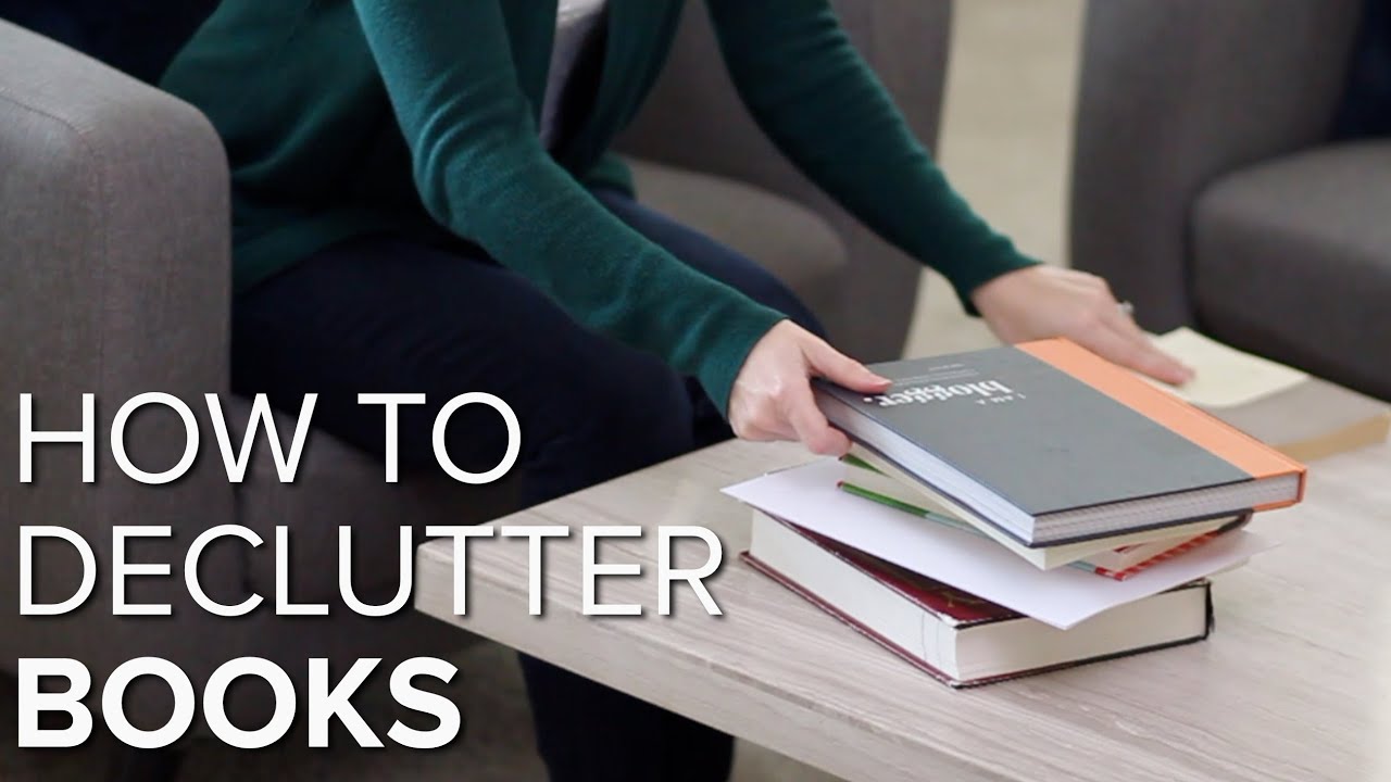How To Declutter Books - YouTube