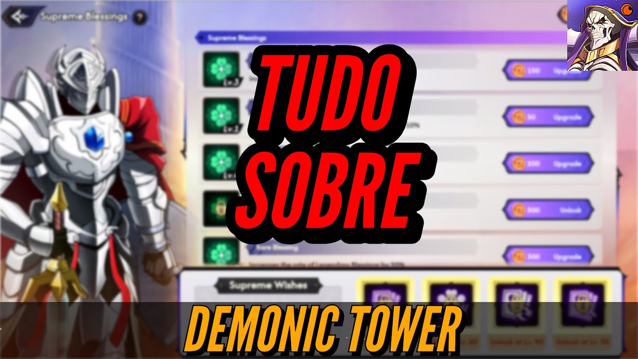 DEMONIC TOWER - TUDO QUE VOCÊ PRECISA SABER - Lord of Nazarick - YouTube