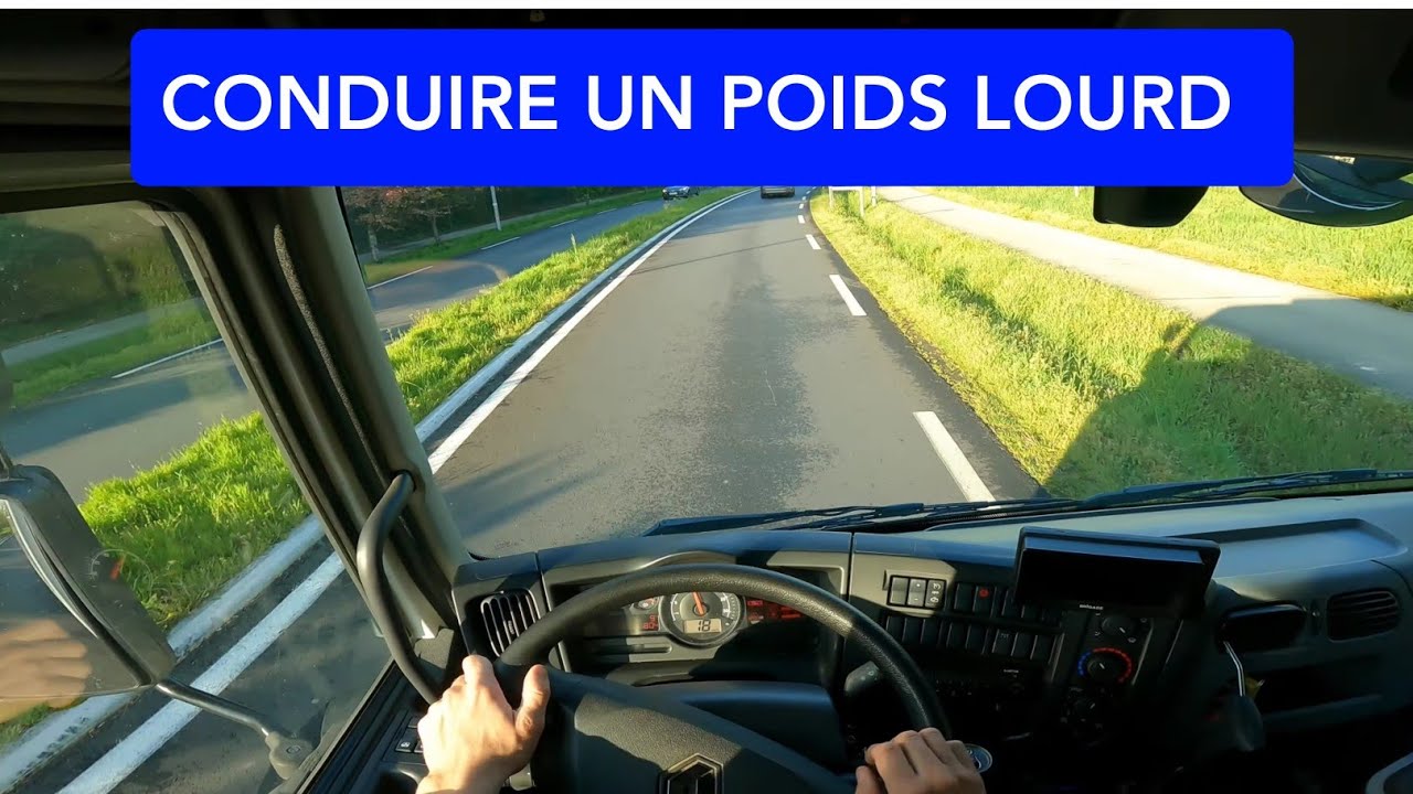 Comment conduire un Poids Lourd en Ville et sur Autoroute - YouTube