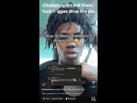 Li Rye's Rap Career Might Be Over Because He Couldn't Live Up To What ...