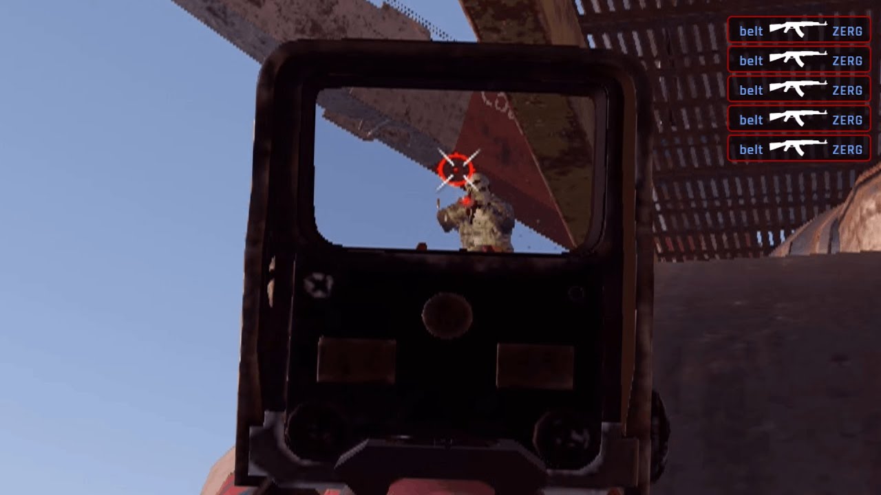 RUST - Zerg meets their final boss on Oilrig - YouTube