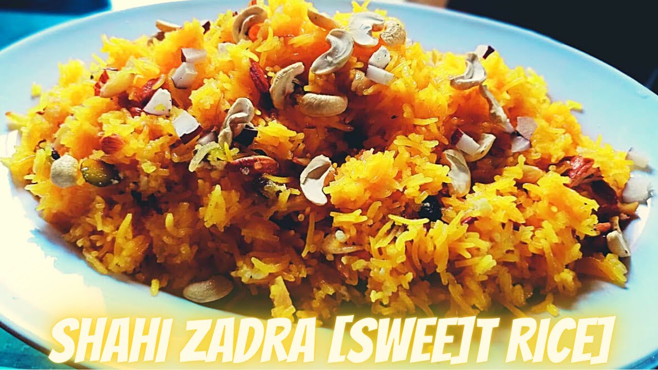 SHAHI ZARDA [SWEET RICE] RECIPE ASIAN DISH BY BELA KITCHEN - YouTube