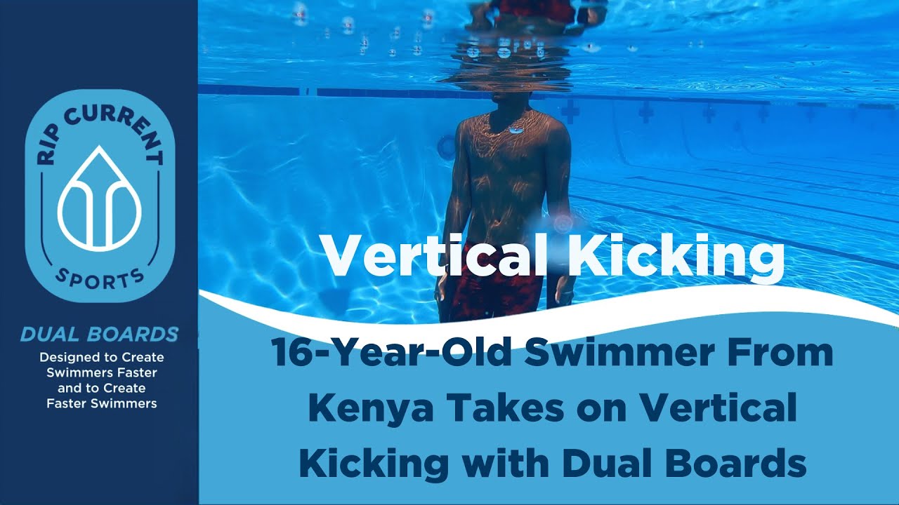 16-Year-Old Swimmer Takes On Vertical Kicking | Mohamedali Training ...