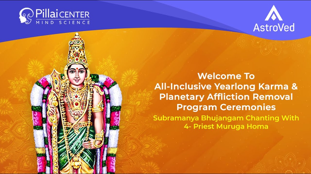 4 Pirest Subramanya Bhujangam Chanting with Muruga Homa - YouTube
