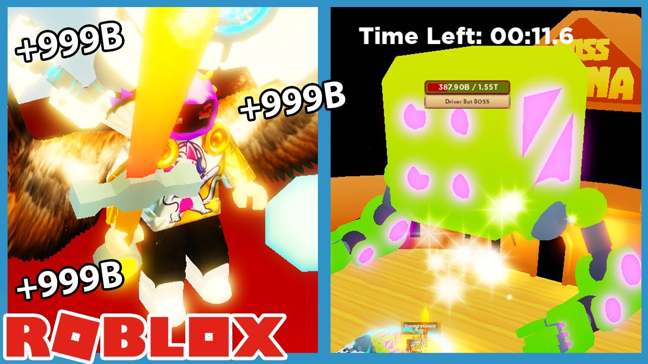 Making Billions of Super Rebirths From Giant Robot Boss In Roblox ...