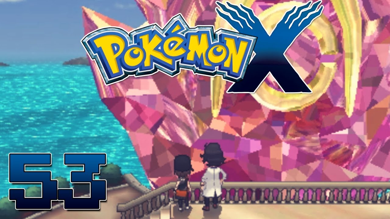 Let's Play Pokemon X Part 53 Final Rival Battle & Upgrading The Mega ...