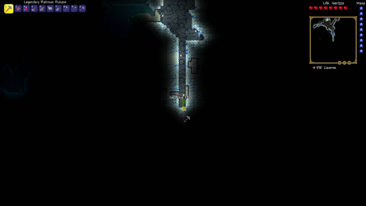 How to get Ice Blocks - Terraria - YouTube