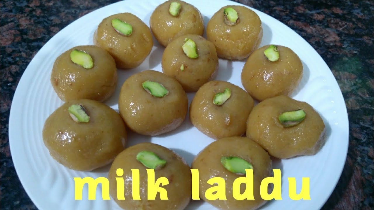 दूध के लड्डू/milk laddu recipe - YouTube