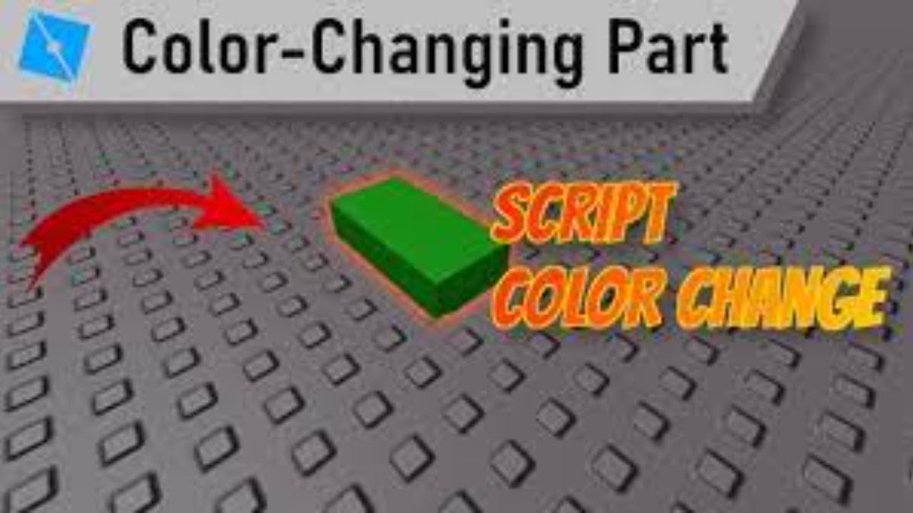 Tutorial in roblox studio( color rainbow) - YouTube