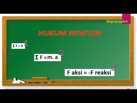 Bimbel Online Gratis - Hukum Newton 1, 2, dan 3 - YouTube