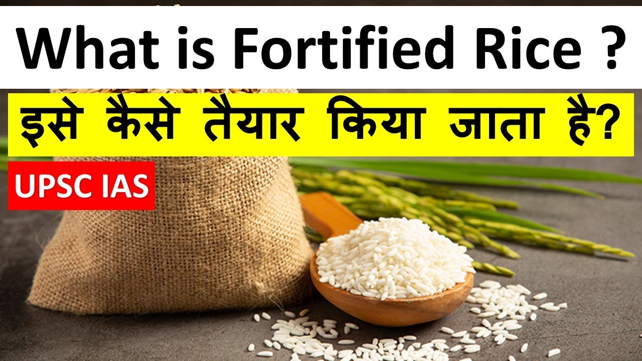 What is fortified rice, and how is it prepared? | Explained | Indian ...
