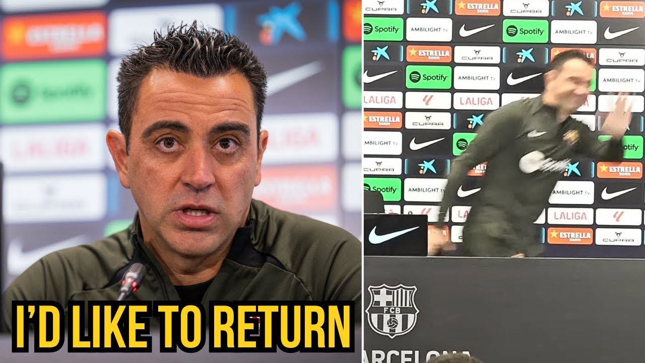 Xavi Hernandez Final Press Conference After Getting Sacked by Barcelona ...