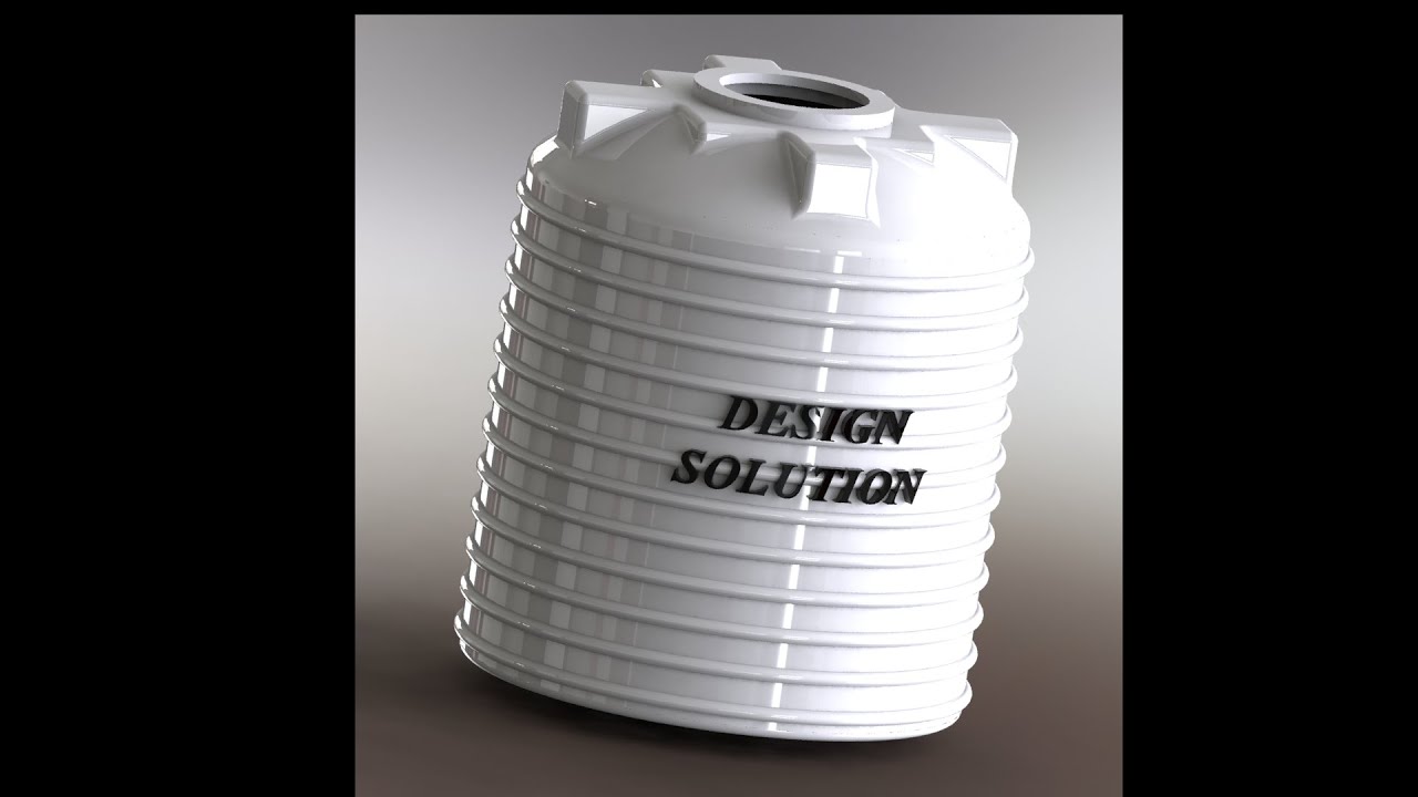 Water Tank Design in SolidWorks | Solidworks Tutorial | Design Solution ...