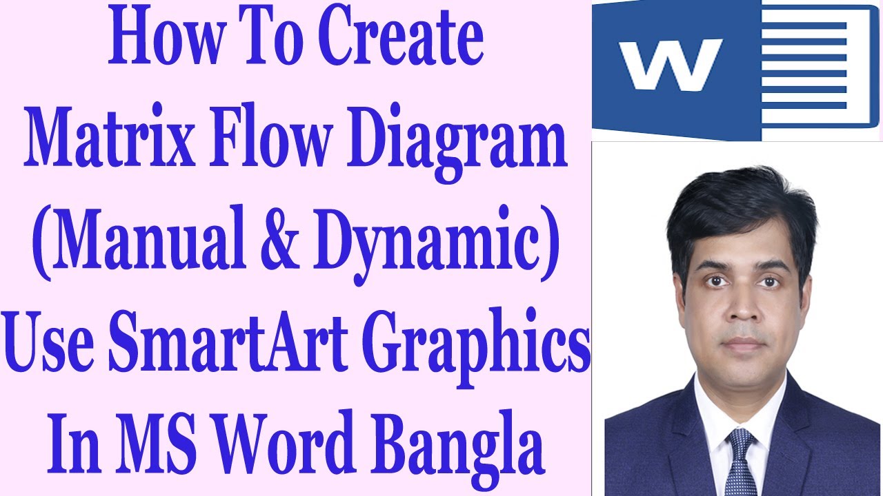 Create Matrix Flow Diagram (Manual & Dynamic) Using SmartArt Graphics ...