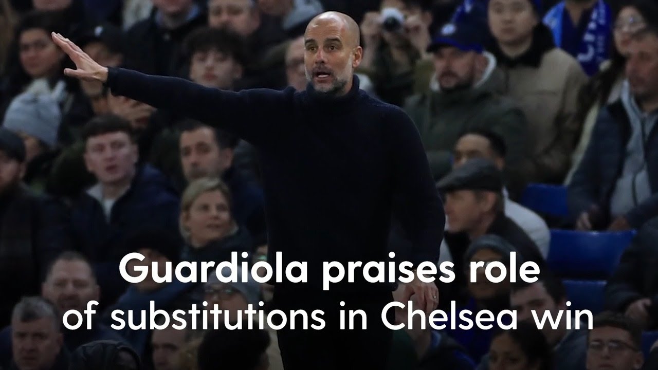 Pep Guardiola jokes he is a 'genius' after substitutes lead Man City to ...