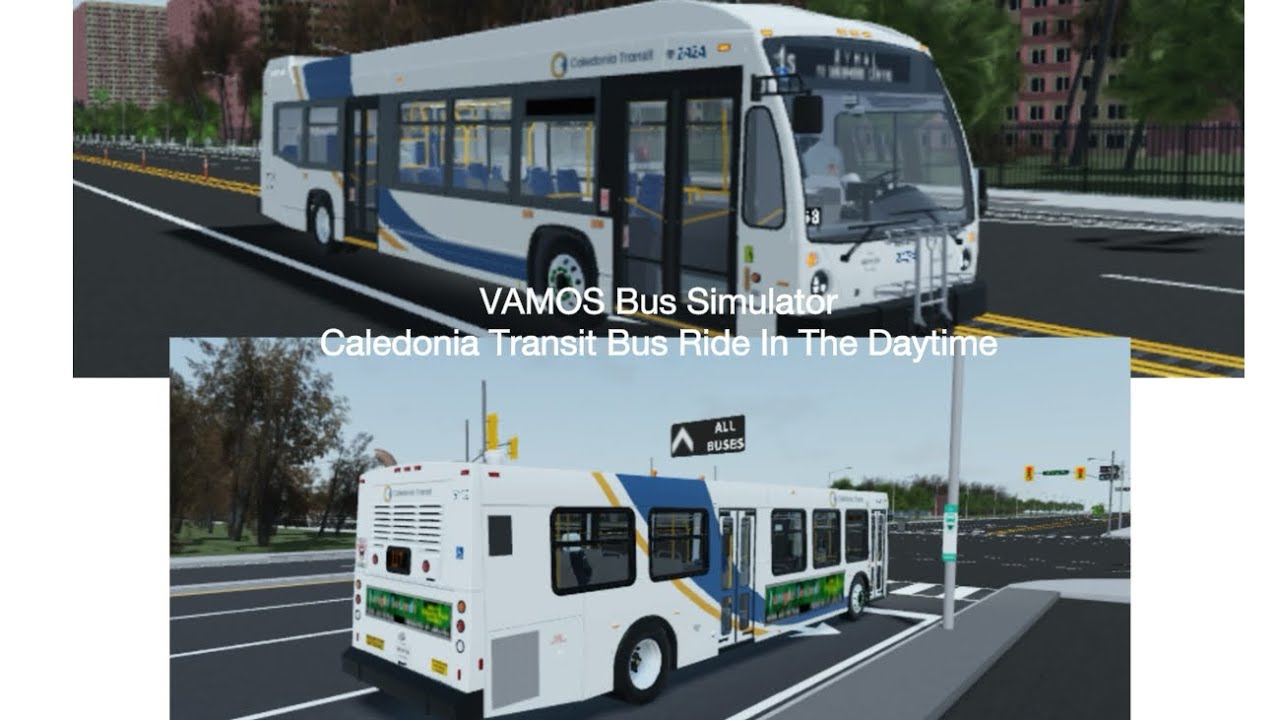 VAMOS Bus Simulator | Caledonia Transit Bus Ride In The Daytime - YouTube