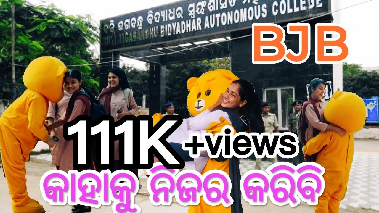 Teddy Bear Prank With Girls & Boys at BJB College // Prank PK ...