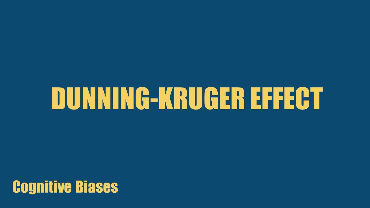 Dunning Kruger Effect Explained || Cognitive Bias || Everyday Life ...