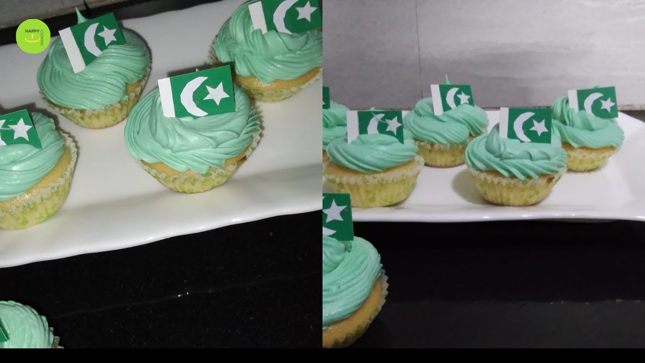 14th August Celebrations cupcake homemade | Pakistan Independence ...