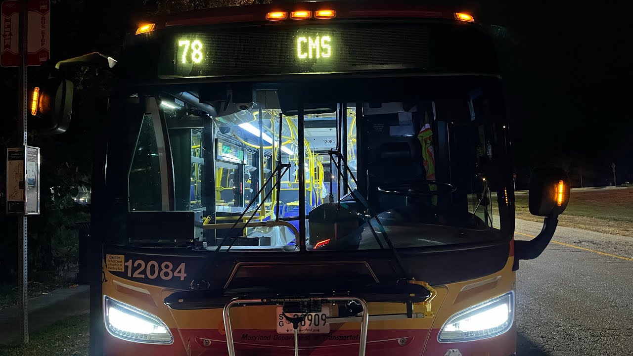 MTA Maryland: 2013 New Flyer XDE60 12084 - LocalLink 78 - YouTube