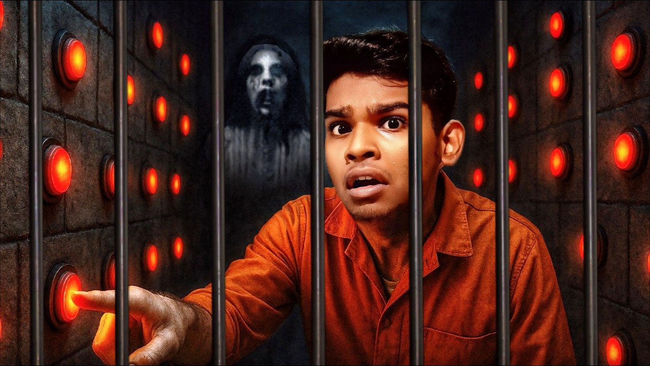 100 Buttons🔴 But Only One Lets Me Escape the Haunted Prison! - YouTube
