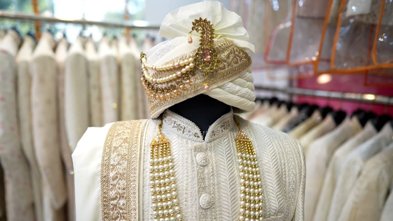 New Designs launch in Sherwani | Watch latest handwork sherwani ...