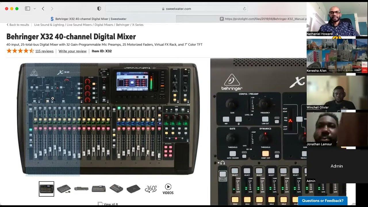 Behringer X32 Training Part 1 - YouTube