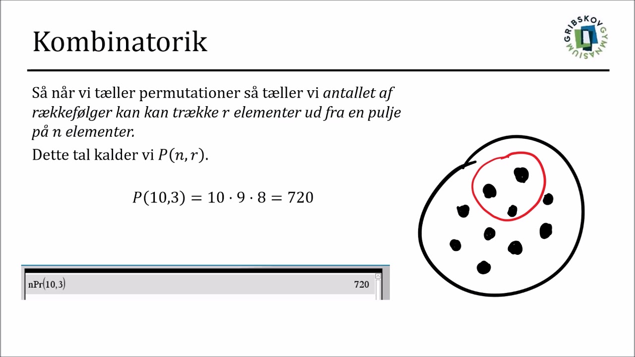 Kombinatorik 2 - Permutationer - YouTube