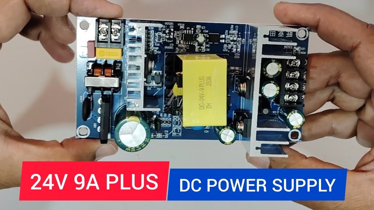 DC 24V 9A PLUS SMPS Power Supply - YouTube