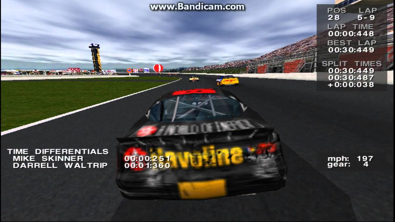 NASCAR Revolution (PC) Race #13 Gameplay (Kenny Irwin Jr.) (Atlanta) (9 ...