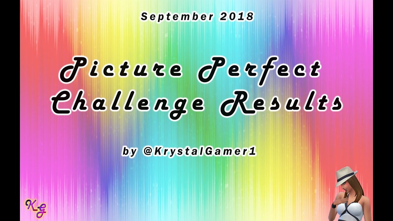 September Picture Perfect Challenge Results! The Sims 4 - YouTube