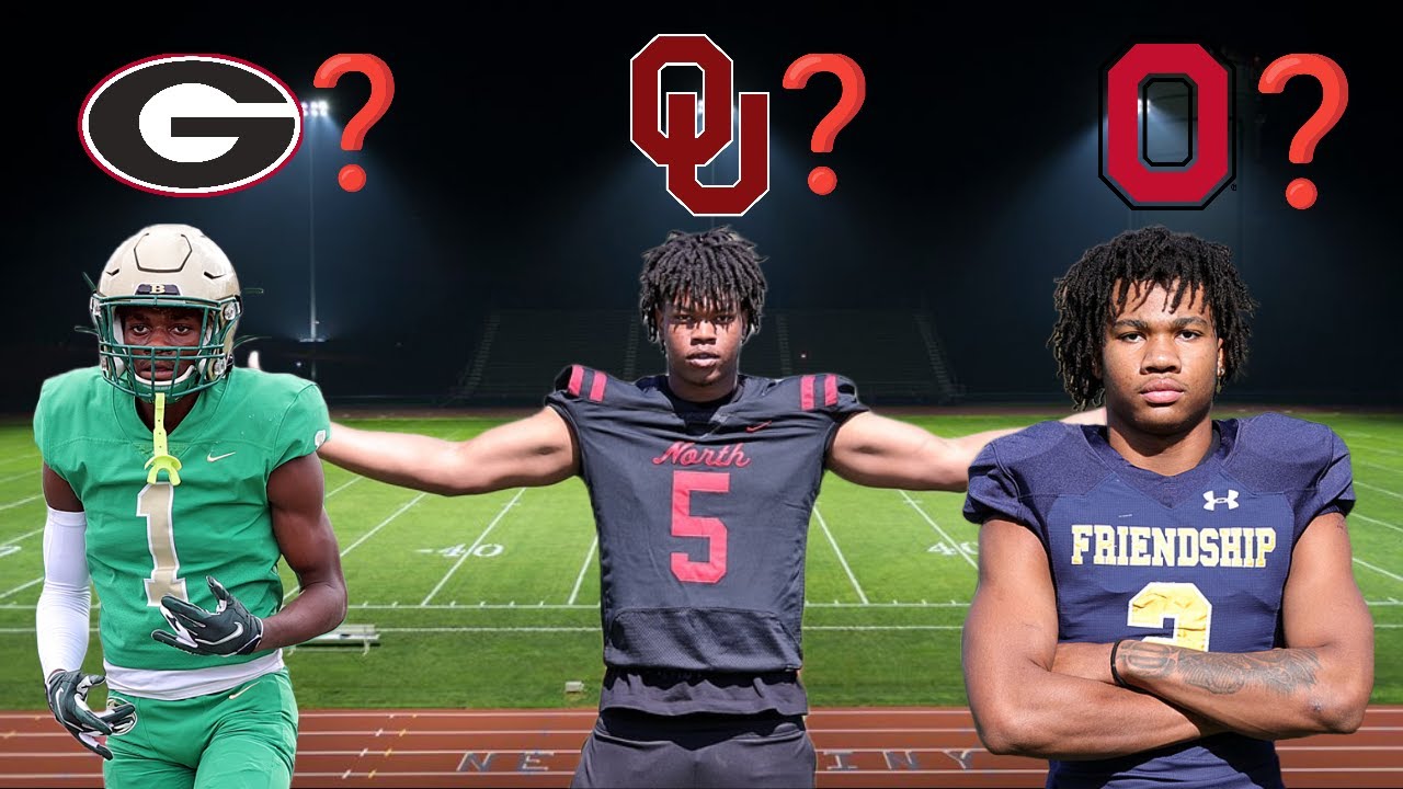 Predicting Where The Top Football Recruits In The Class Of 2024 Will ...
