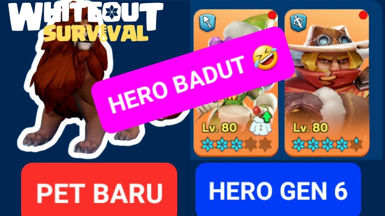 REVIEW HERO GEN 6? BAGUS KAH? 🤔🤔🤔 (WHITEOUT SURVIVAL INDONESIA) - YouTube