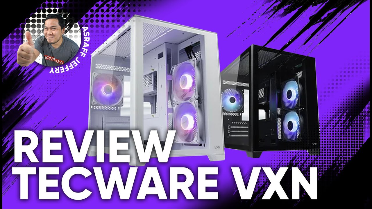 Casing RIAK Paling Murah,Lengkap Dengan ARGB Fan,Nampak Dalam! Review Tecware VXN - YouTube