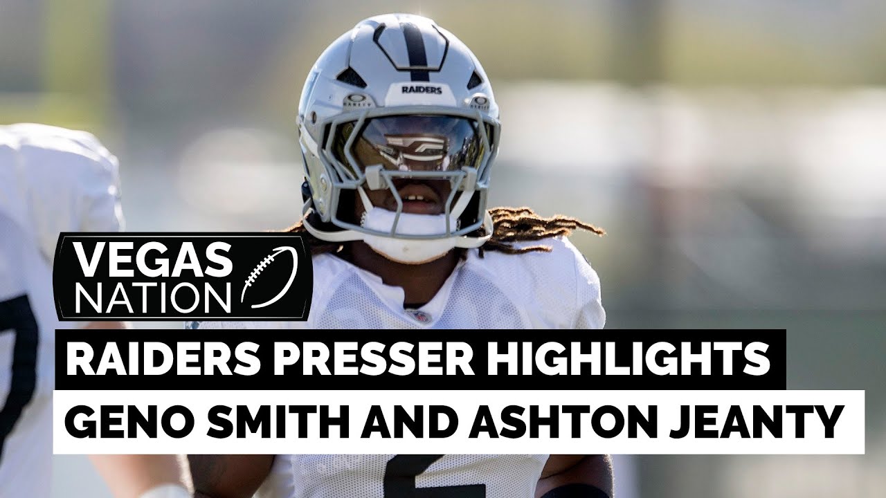 Geno Smith and Ashton Jeanty press conference highlights - YouTube