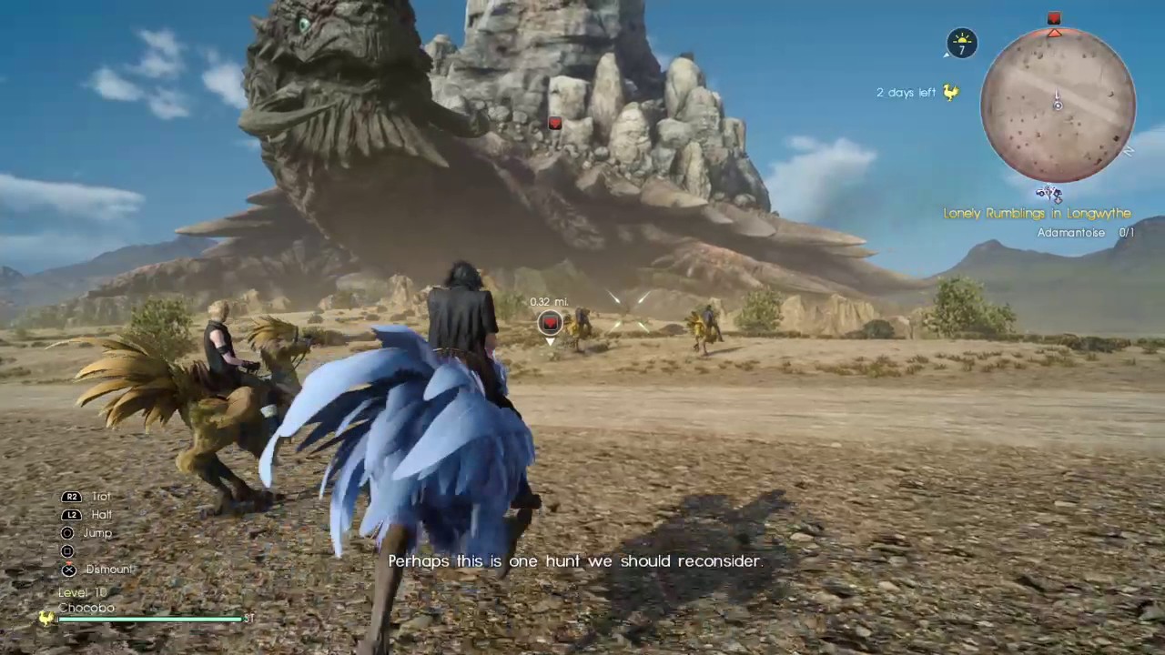 FF15 Chapter 9 First Playthrough Adamantoise Fight - YouTube