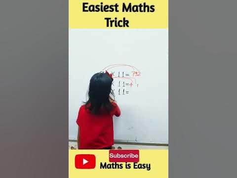 Multiplication trick | Multiply by 11|Vedic Math trick #mathstrick #shorts #youtubeshorts # ...