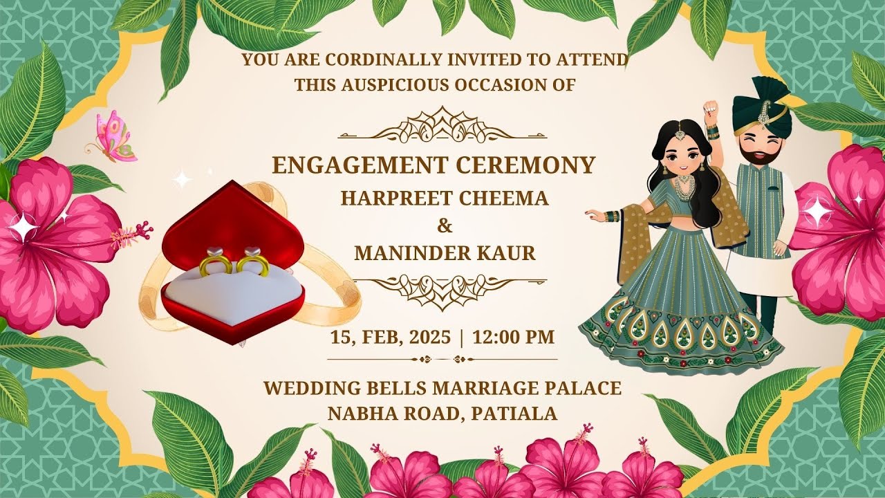 Ring Ceremony - Harpreet Cheema & Maninder Kaur | Live Zero Media - YouTube