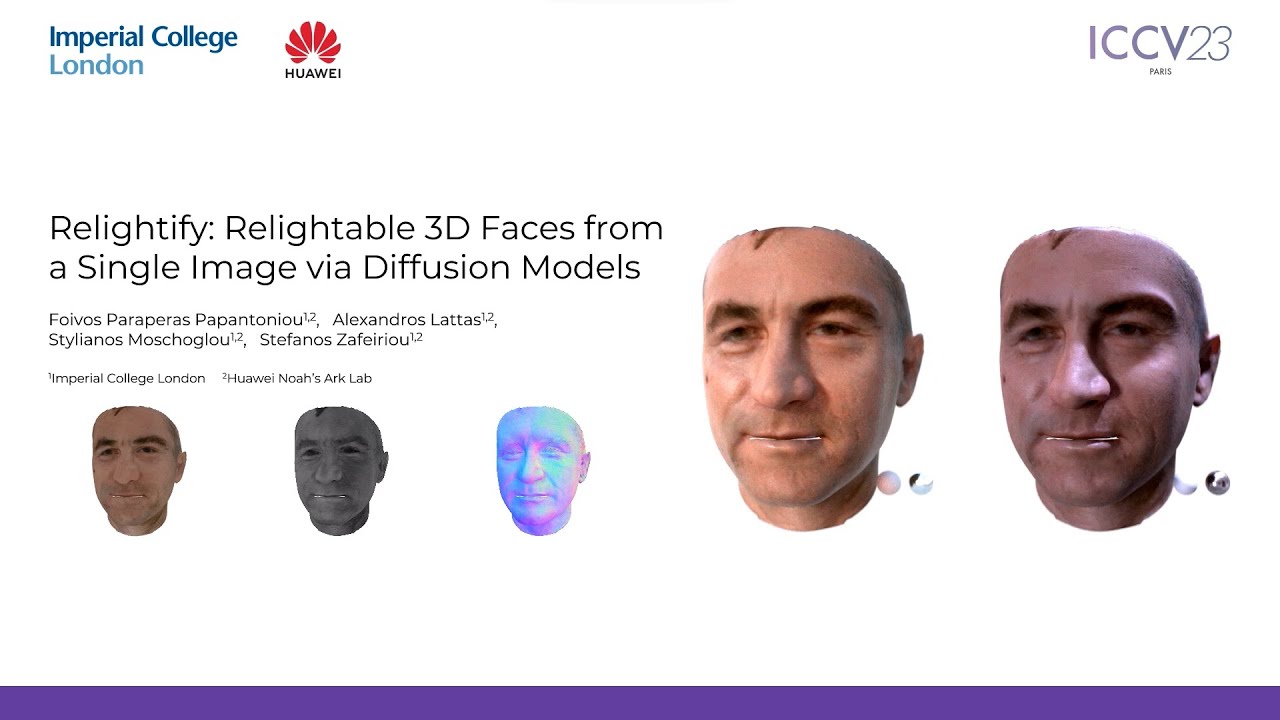 [ICCV 2023] Relightify: Relightable 3D Faces from a Single Image via ...