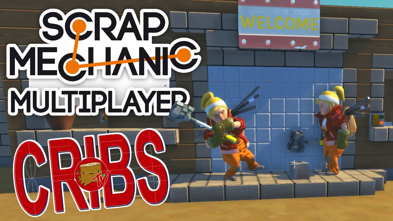 Scrap Mechanic - #2 - Stumpt TV Cribs (4 Player Gameplay) - YouTube