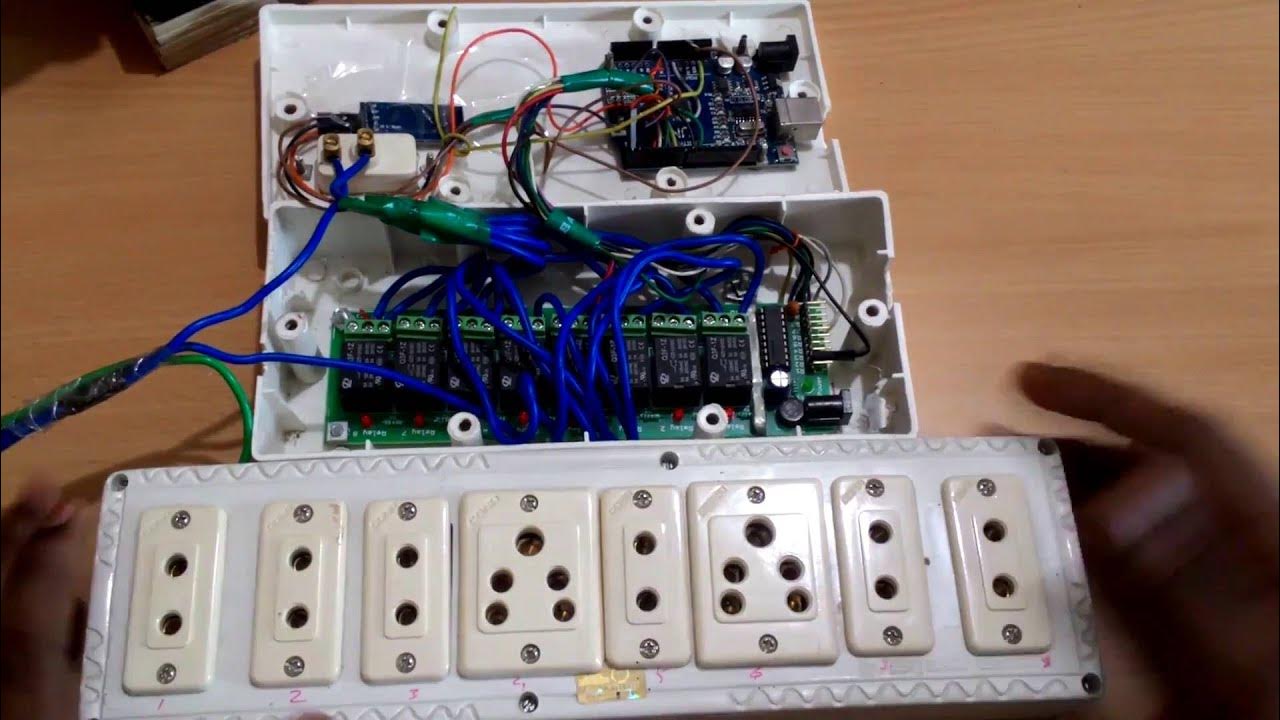 DIY Android Bluetooth Home Automation Using Arduino | Control UpTo 8 ...