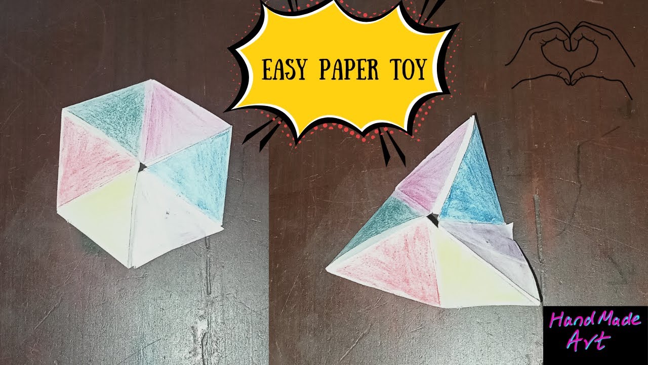 How To Make a Paper MOVING FLEXAHEDRON - Fun & Easy Origami|| paper ...