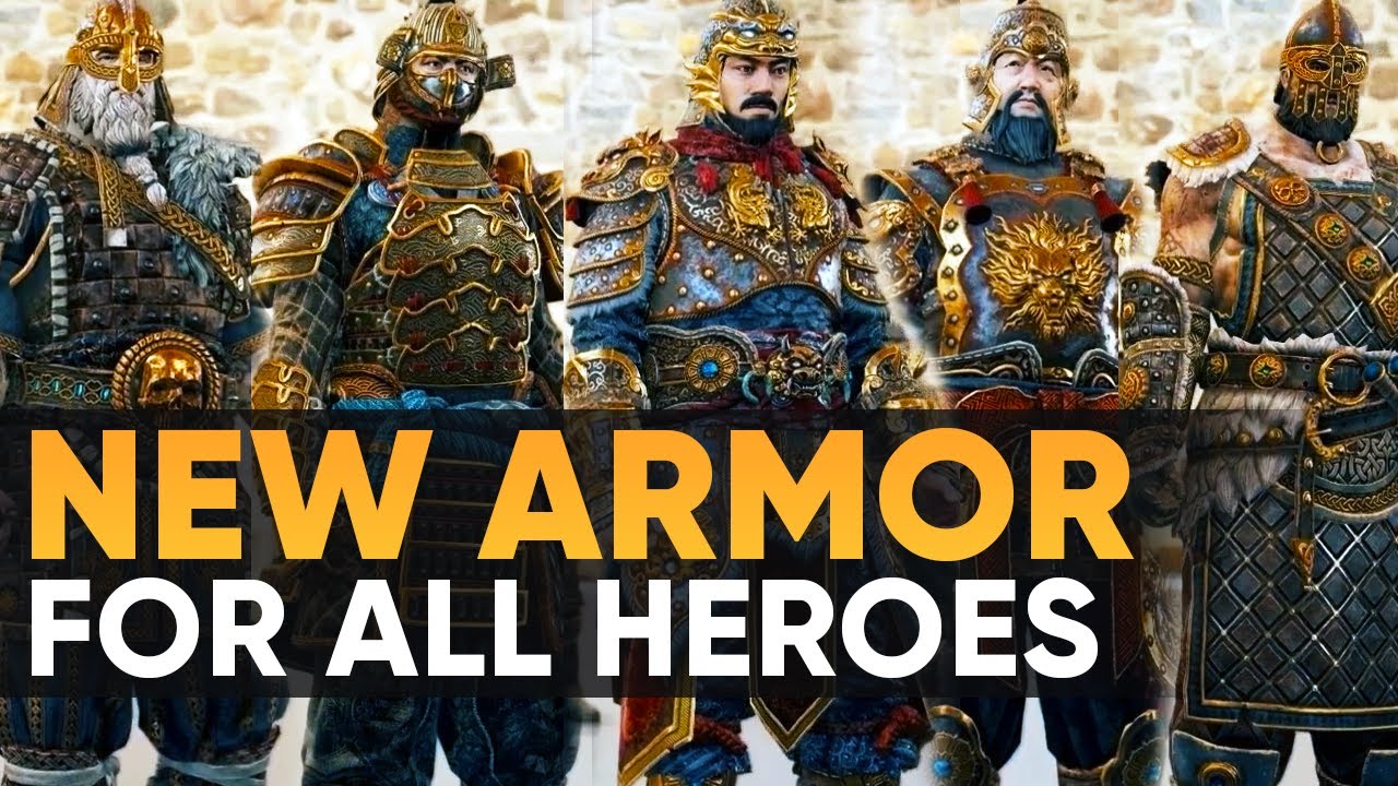 For Honor: New Armor Variations For All Heroes / Coming October 21st ...