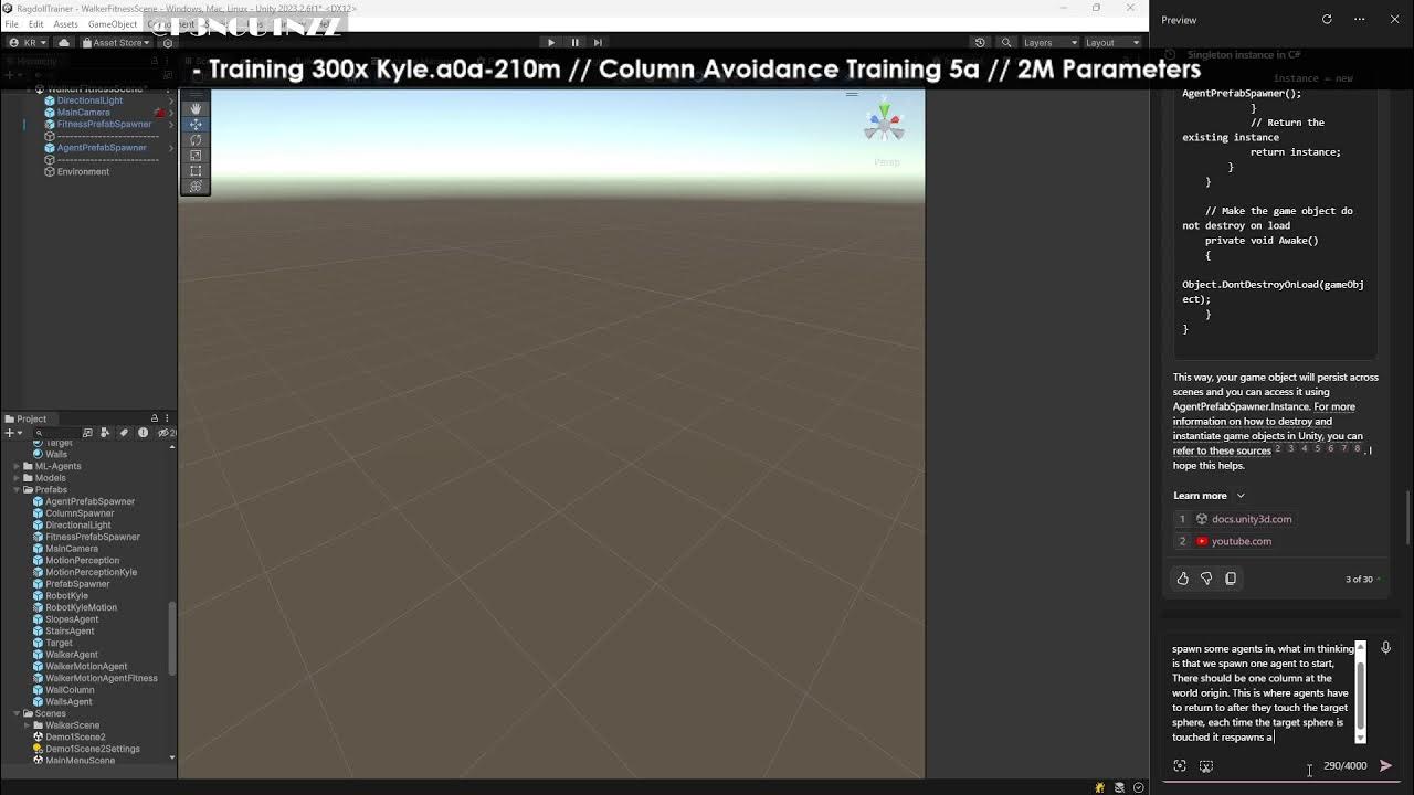 💻 Unity 2024 ML-Agents | Live AI Robot Training | Kyle 2a0a-210m | PyTorch | Part 25 - YouTube