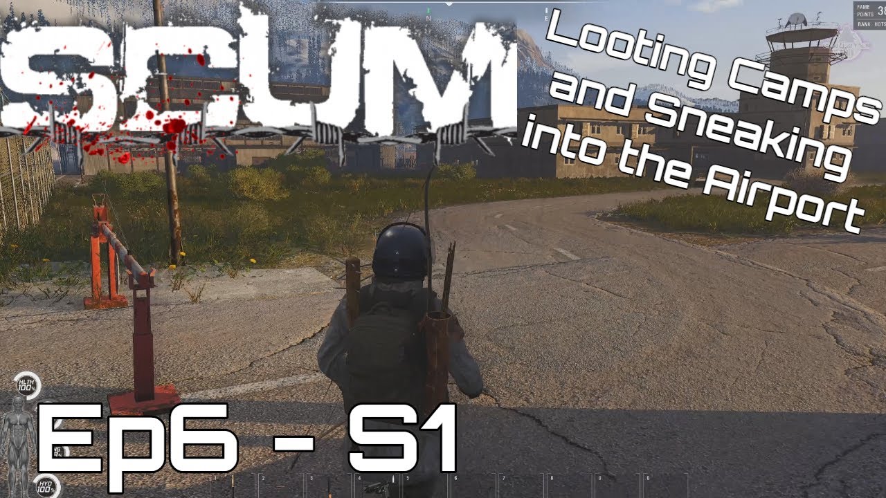 Scum - Solo Gameplay - Ep6 - S1 - Looting some Hunters Camps & Sneaking ...