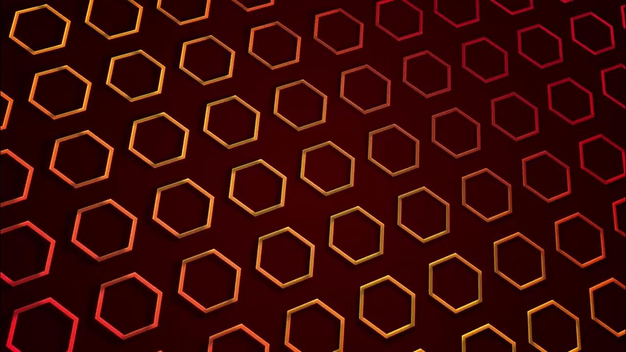 HEXAGON ANIMATION BACKGROUND | HEXAGON ANIMATOIN | 6 CORNER SHAPE ANIMATION | MOVING HEXAGON ...
