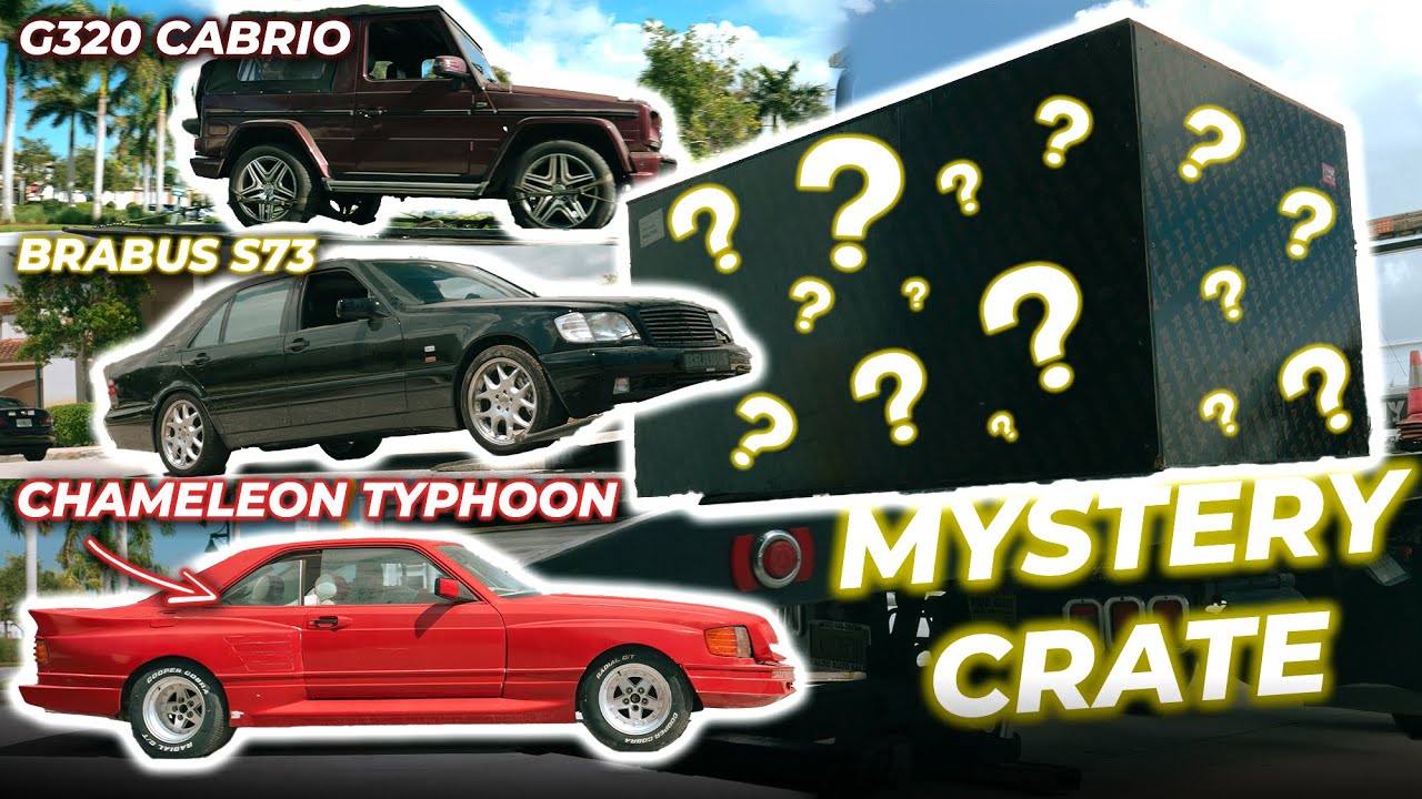 800lb MYSTERY Crate and SIX Deliveries!! G43 G-Wagon, Brabus S73, and ...